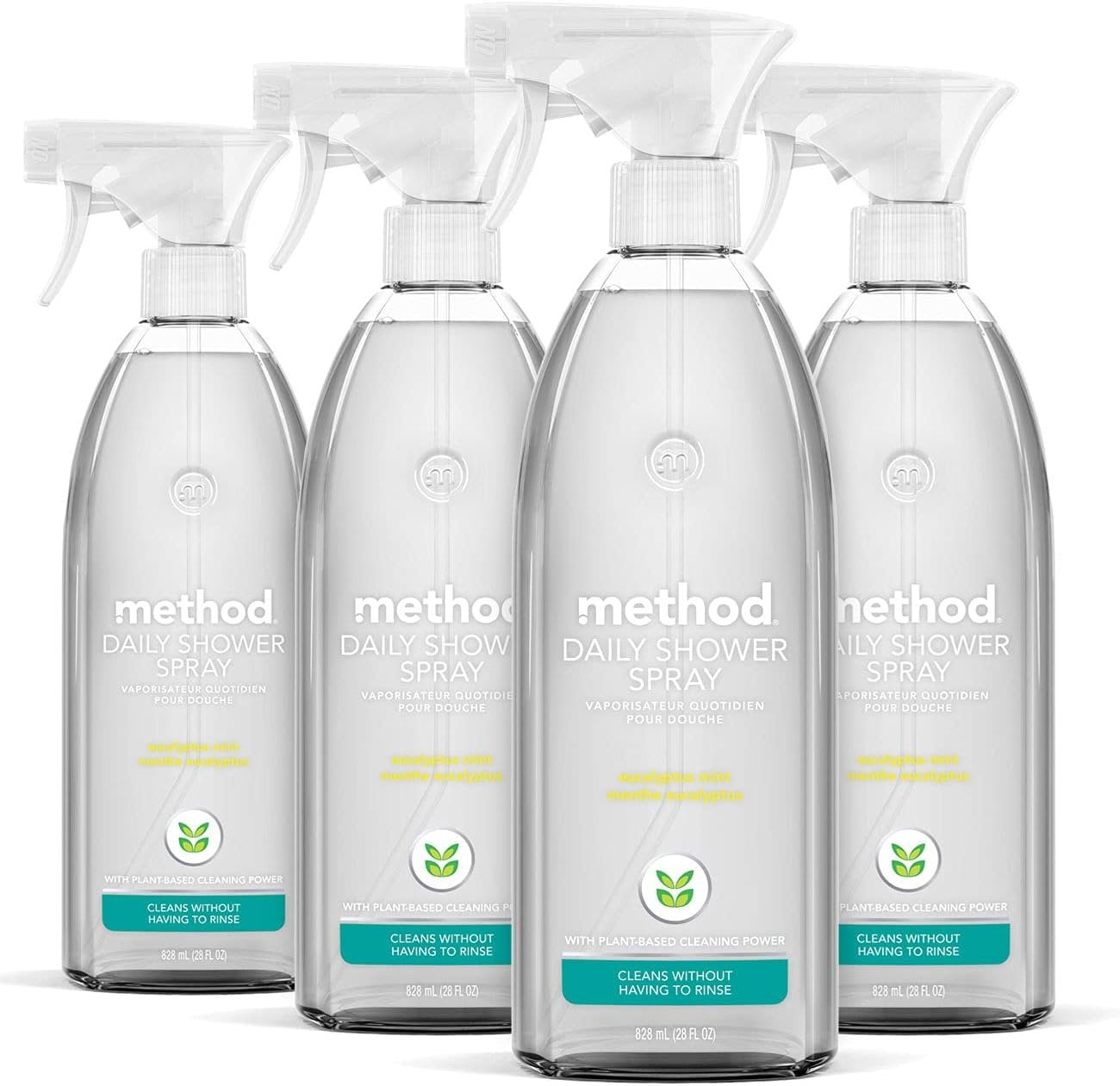 Method Daily Shower Cleaner Spray, Plant-Based & Biodegradable Formula ...