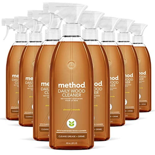 Method Daily Wood Cleaner, Almond, Plant-Based Formula That Cleans ...