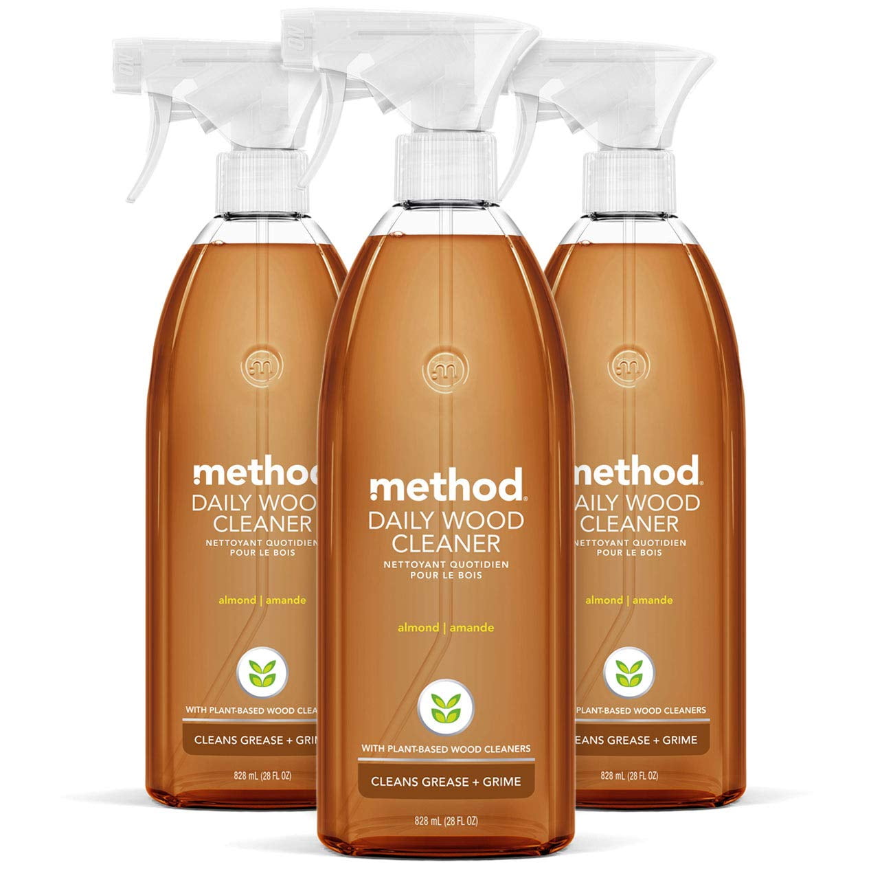 Method Daily Wood Cleaner, Almond, Plant-Based Formula That Cleans ...