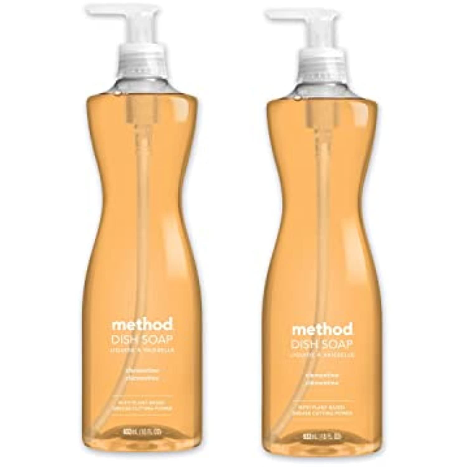 Method Liquid Dishwashing Soap, Clementine Scent, 18 Fl Oz (2 Pack ...