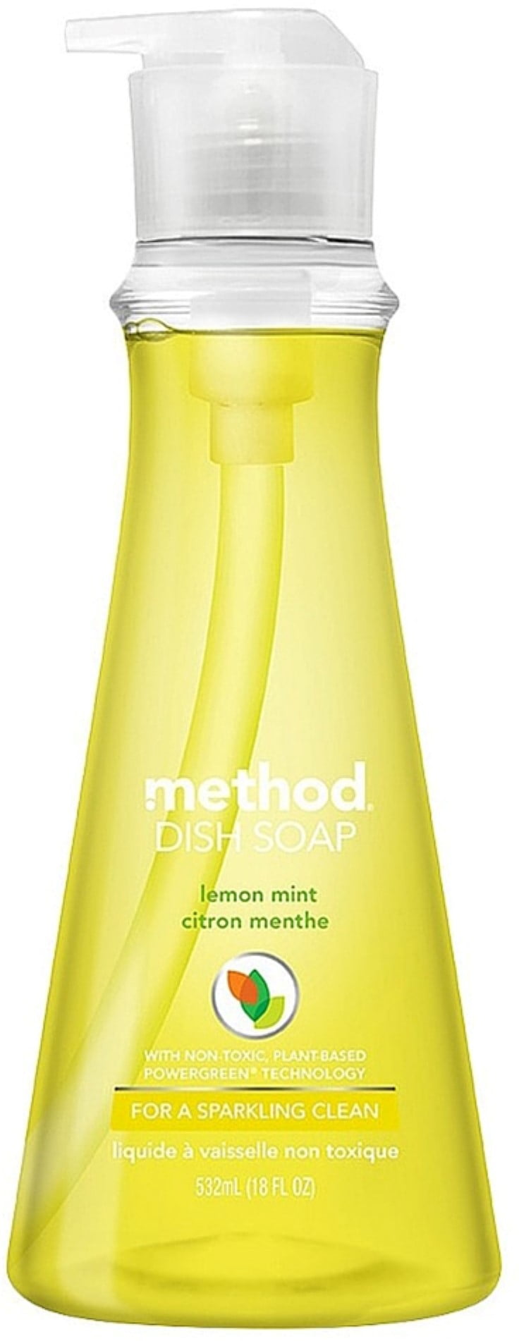 Method Dish Soap Pump Bottle, Lemon Mint 18 oz (Pack of 2) - Walmart.com