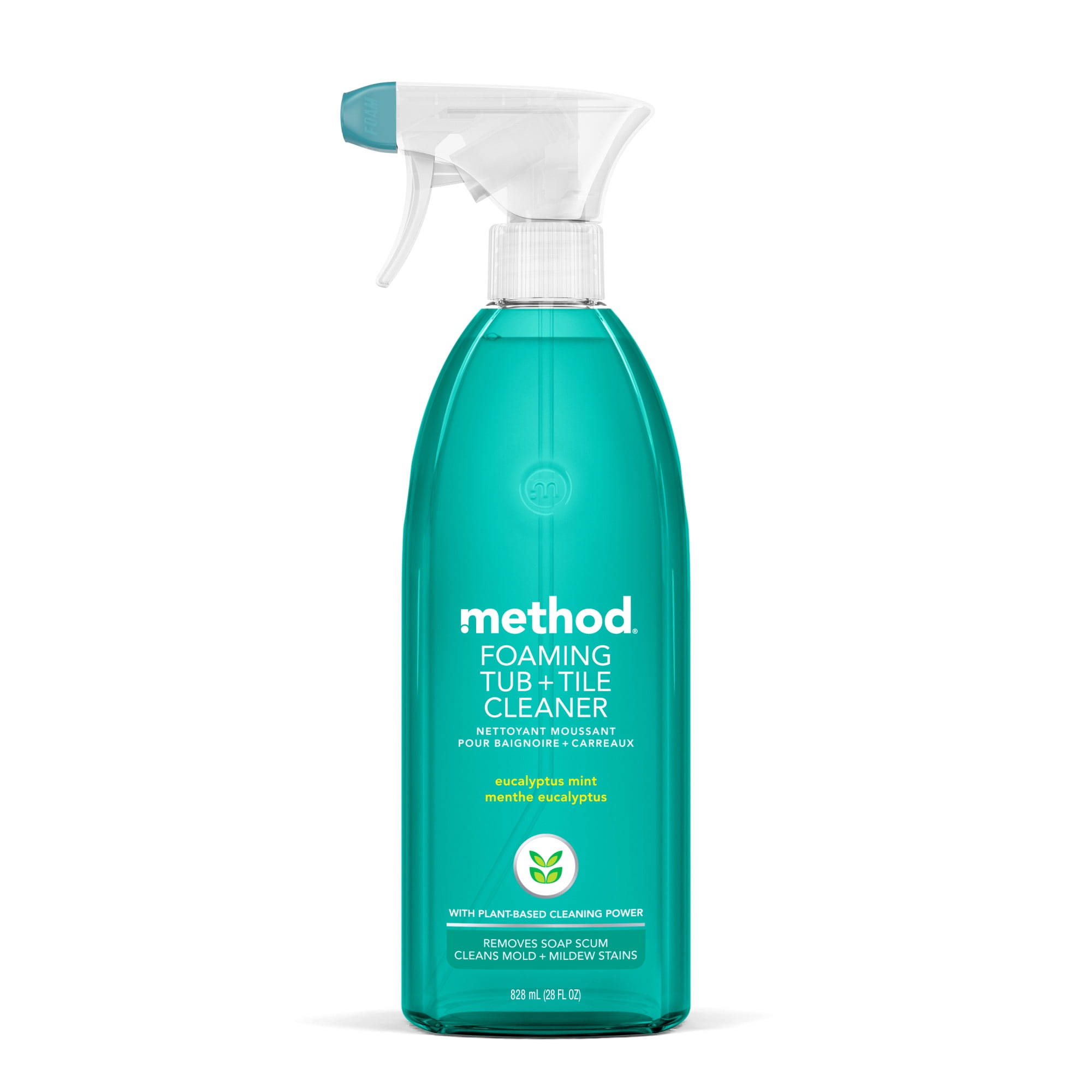 Method Shower Spray, Tub & Tile Foaming Bathroom Cleaner, Eucalyptus ...