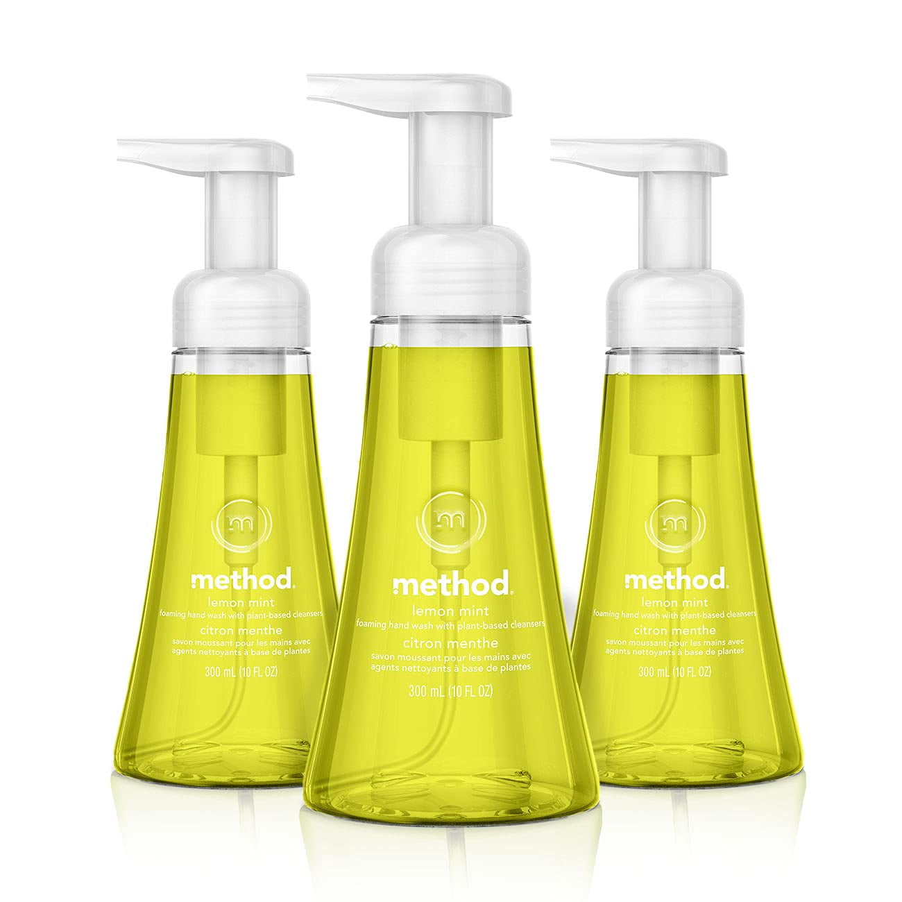 Method Foaming Hand Soap, Lemon Mint, Biodegradable Formula, 10 fl oz ...
