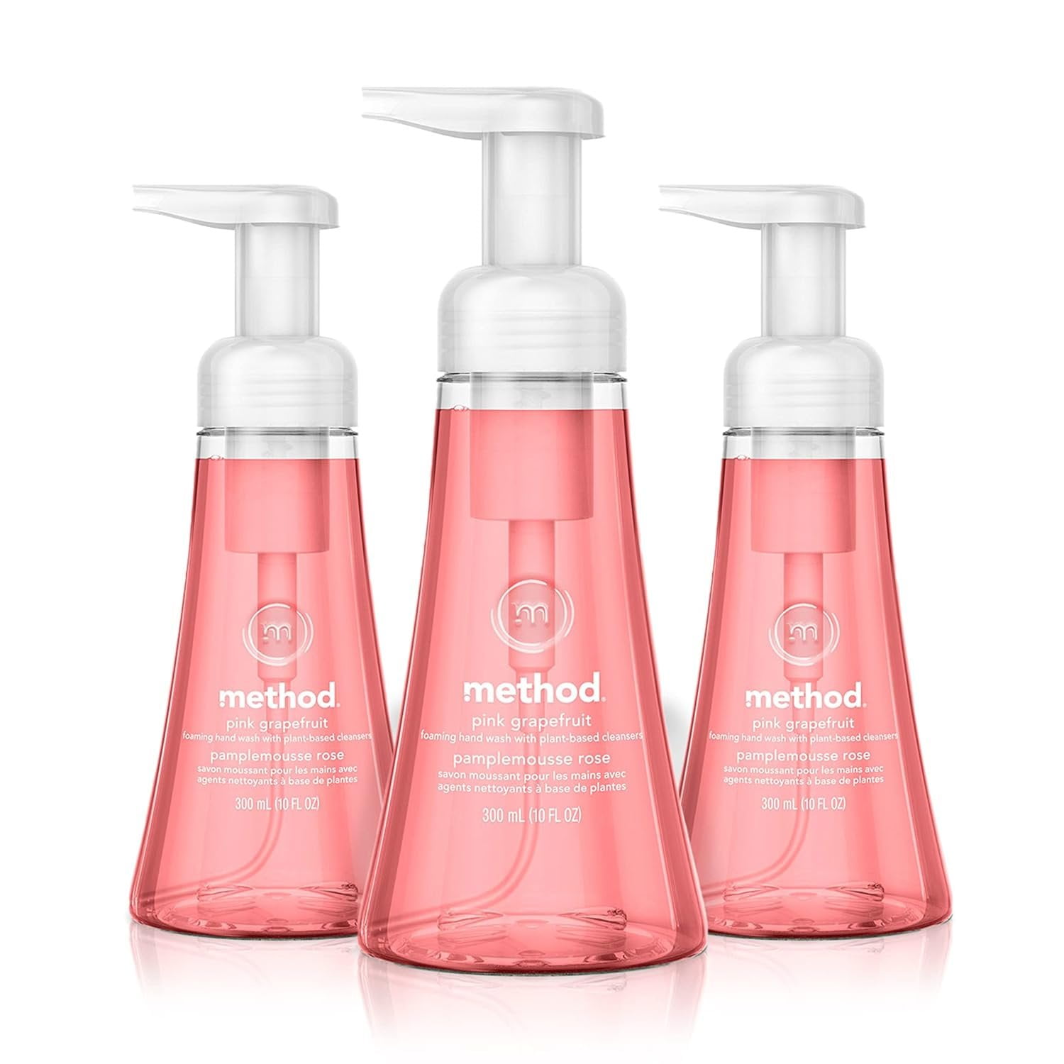 Method Foaming Hand Soap, Pink Grapefruit, 10 fl oz, Biodegradable ...