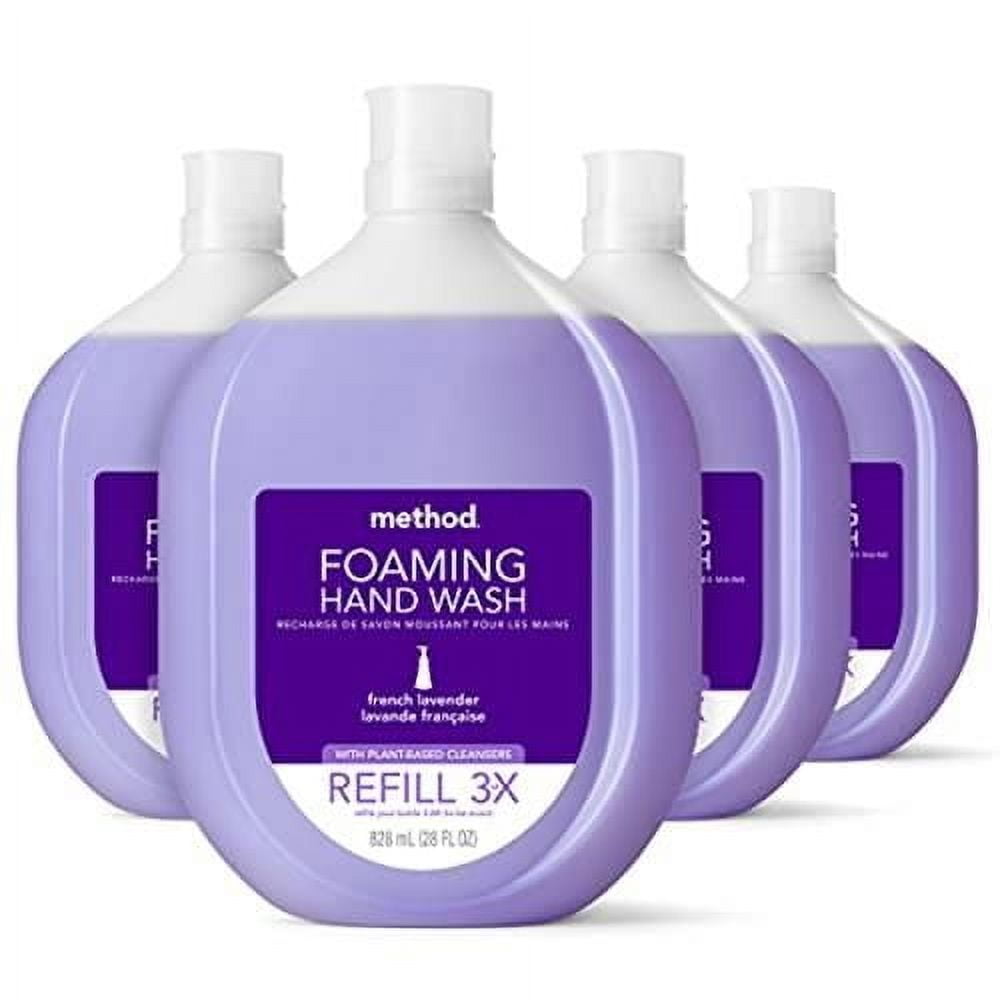 Method Foaming Hand Soap Refill, French Lavender, Recyclable Bottle ...