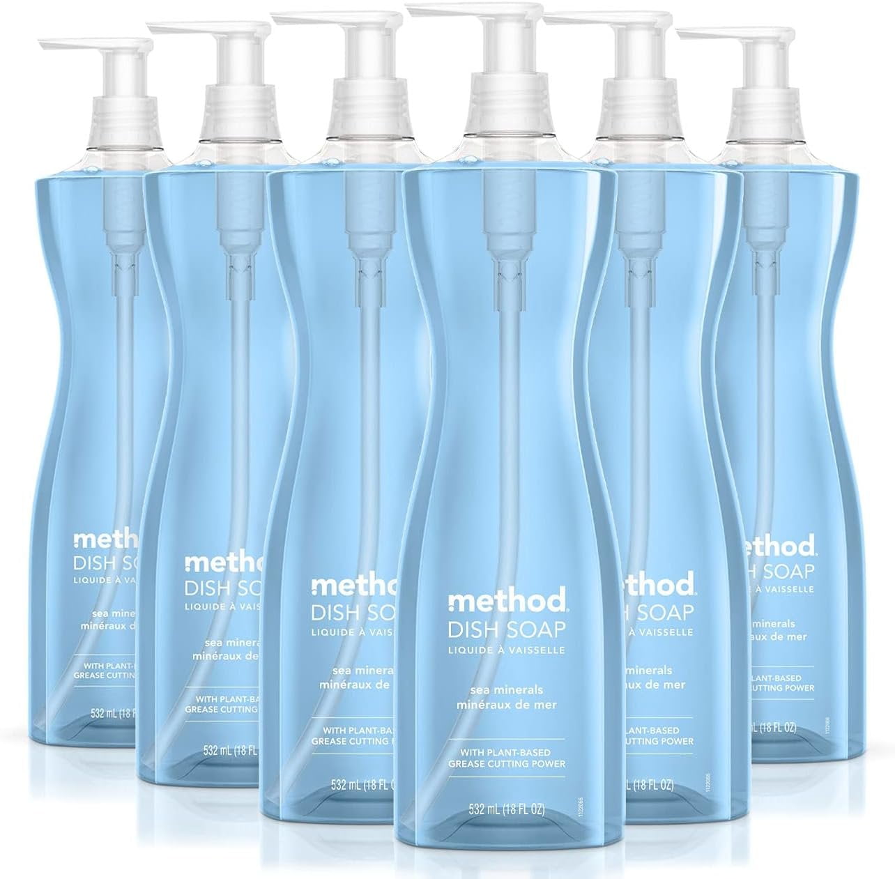 Method Gel Dish Soap, Sea Minerals, Biodegradable Formula, Tough on ...