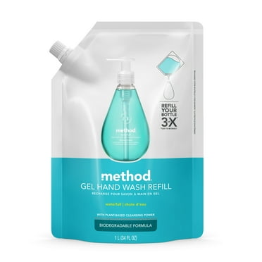 method Gel Hand Soap Refill, Sea Minerals Scent, 34 Fl. Oz. - Walmart.com
