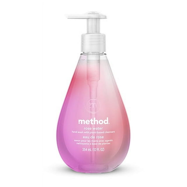 Method Rose Water Gel Hand Wash, 12 fl oz, Pack of 4 - Walmart.com
