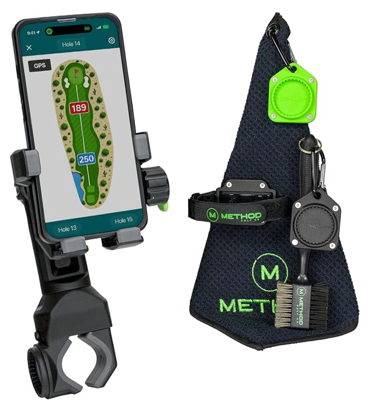 Method Golf PushStack Pro Pack- Magnetic Phone Holder for Golf Push ...
