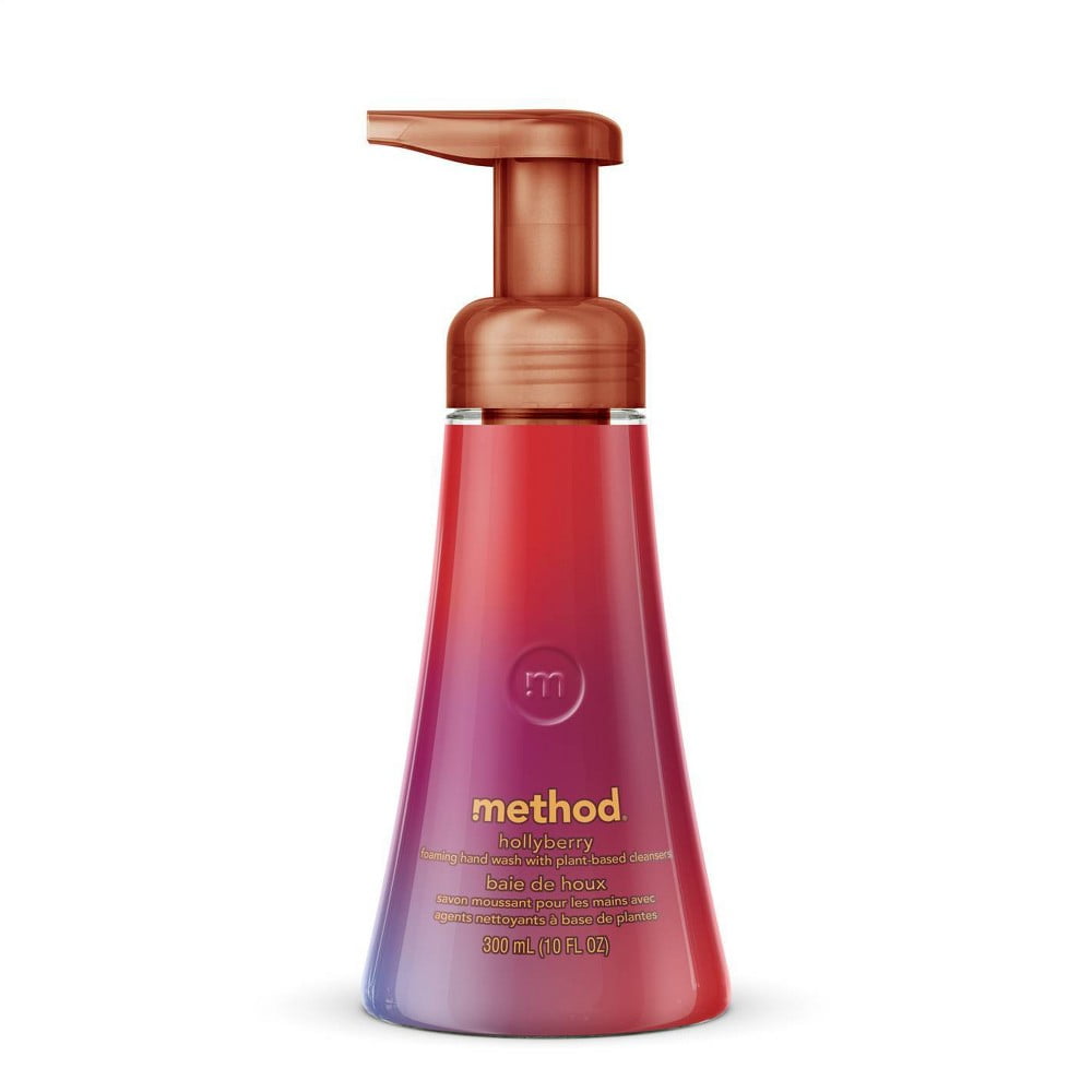 Method Holiday Foaming Hand Soap - Hollyberry - 10 fl oz - Walmart.com