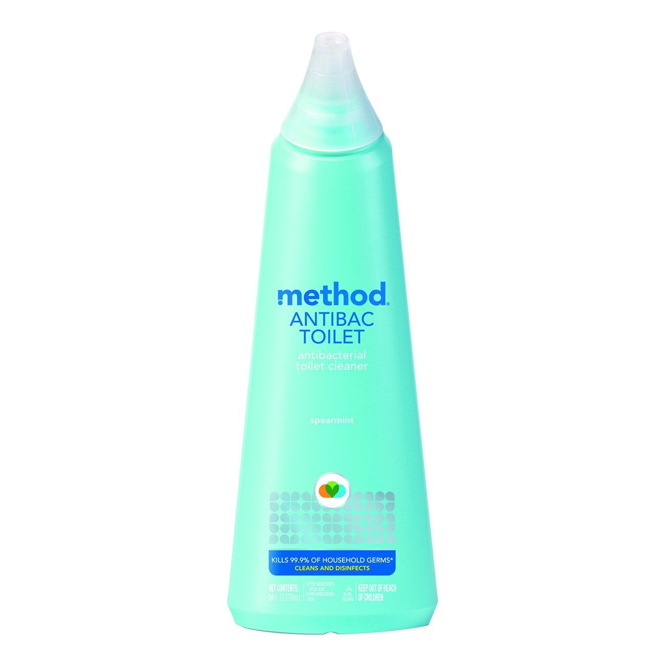Method MTH01221CT Antibacterial Toilet Cleaner, Spearmint Scent, Bottle ...