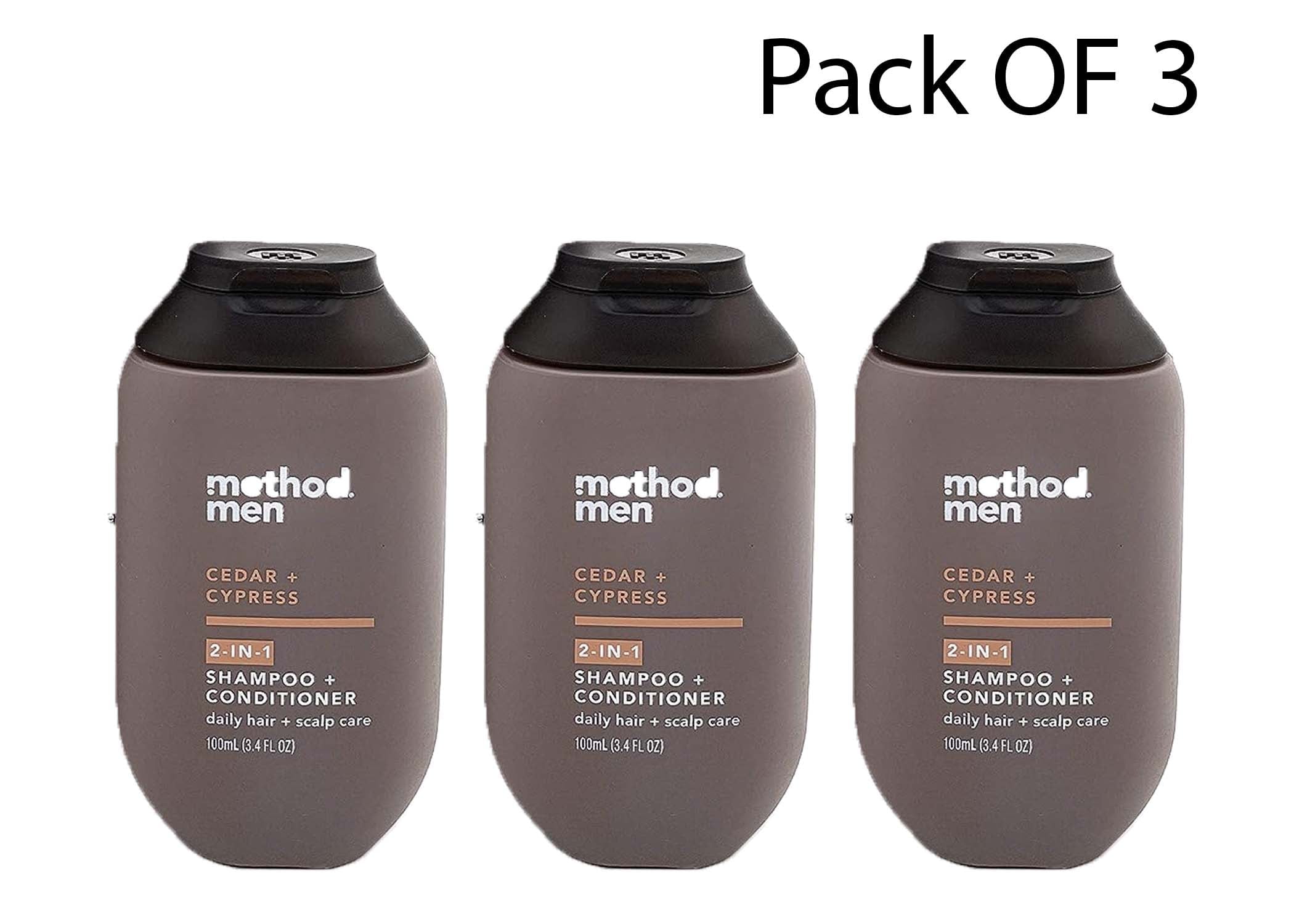 Method Men Cedar + Cypress 2-in-1 Shampoo + Conditioner, 3.4 fl oz ...