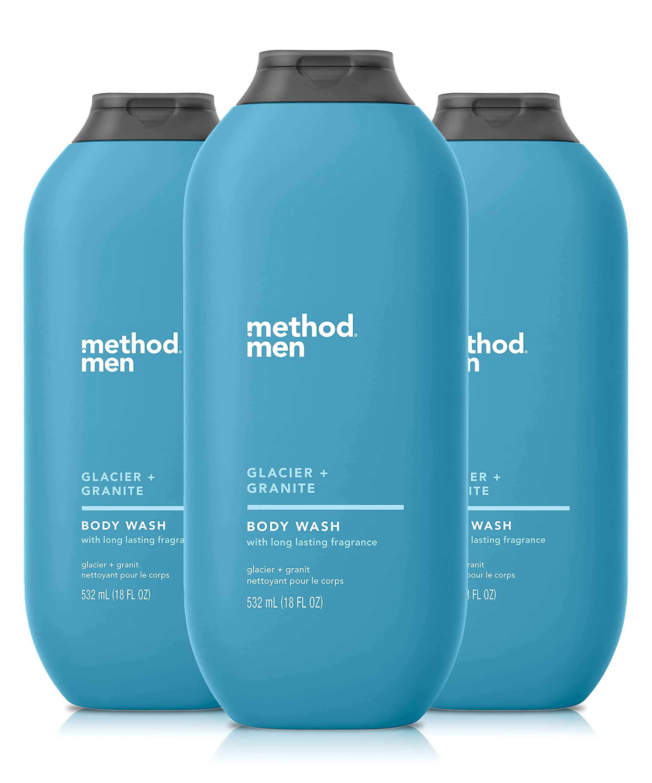 Method Men Body Wash, CM31 Glacier + Granite, Paraben and Phthalate ...