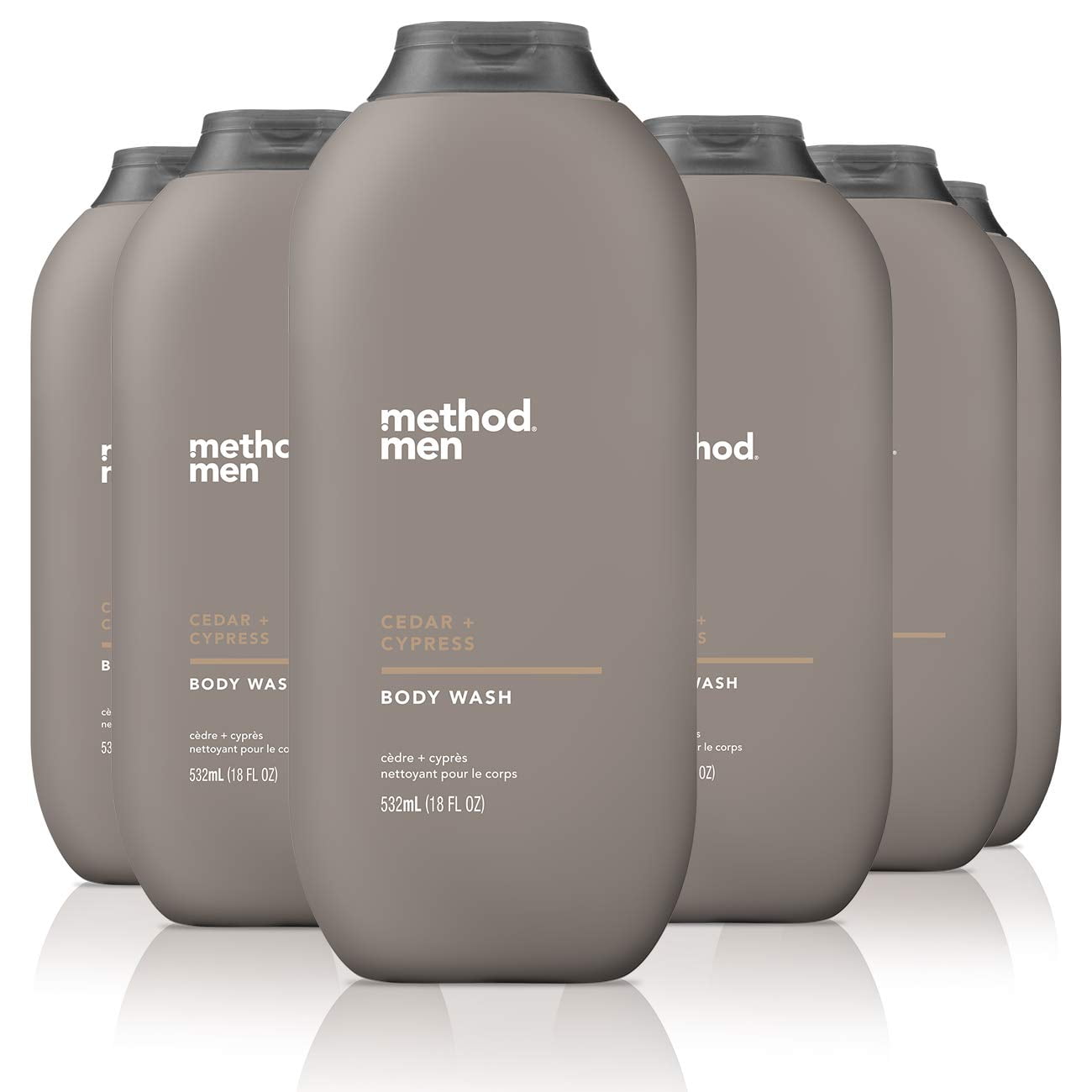 Method Men Body Wash, Cedar + Cypress, Paraben And Phthalate Free, 18 ...