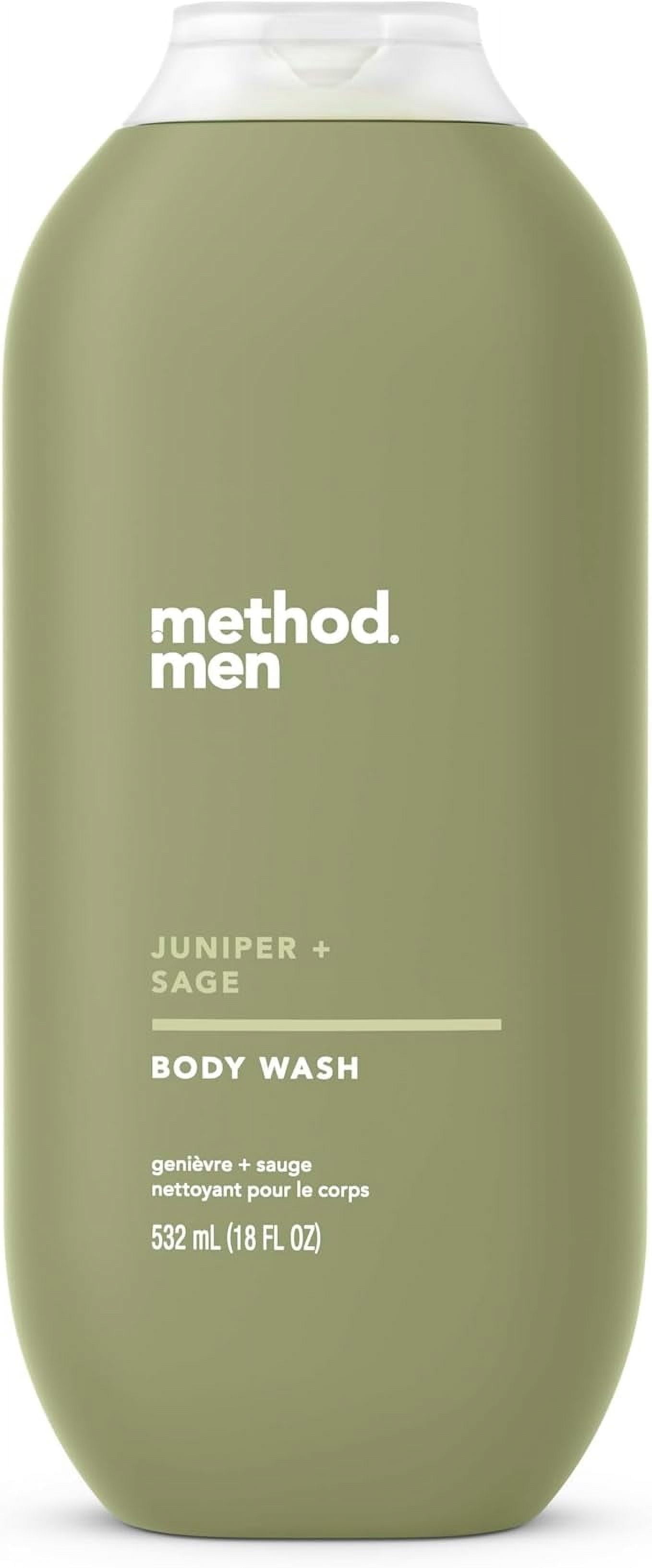 Method Men, Juniper + Sage Body Wash, Paraben and Phthalate Free, 18 fl ...