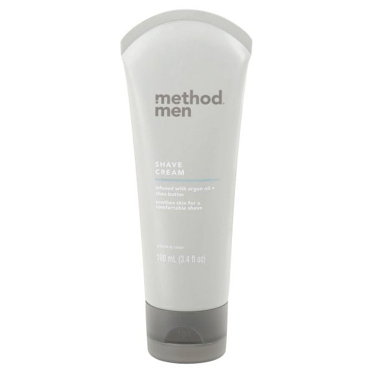 Method Men Sensitive Skin Shave Cream with Argan Oil + Shea Butter, Sea ...