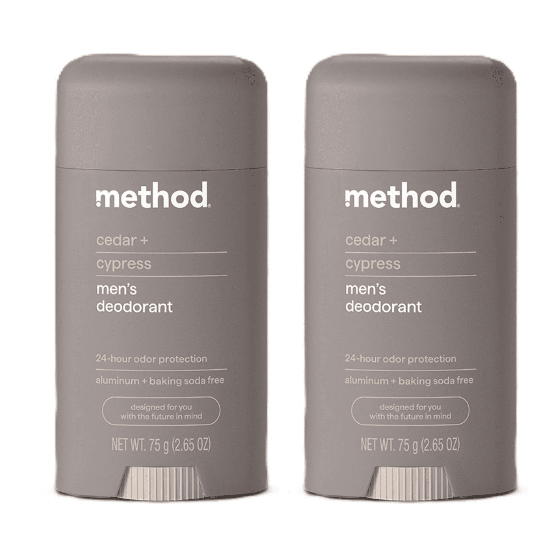 Method Men's Deodorant, Cedar + Cypress, 24 Hour Odor Protection, 2.65 ...