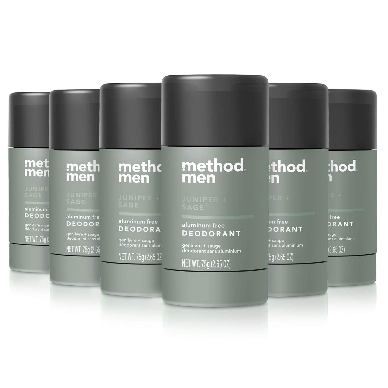 Method Mens Aluminum-Free Deodorant, Juniper & Sage, 2.65 Ounce (Pack ...