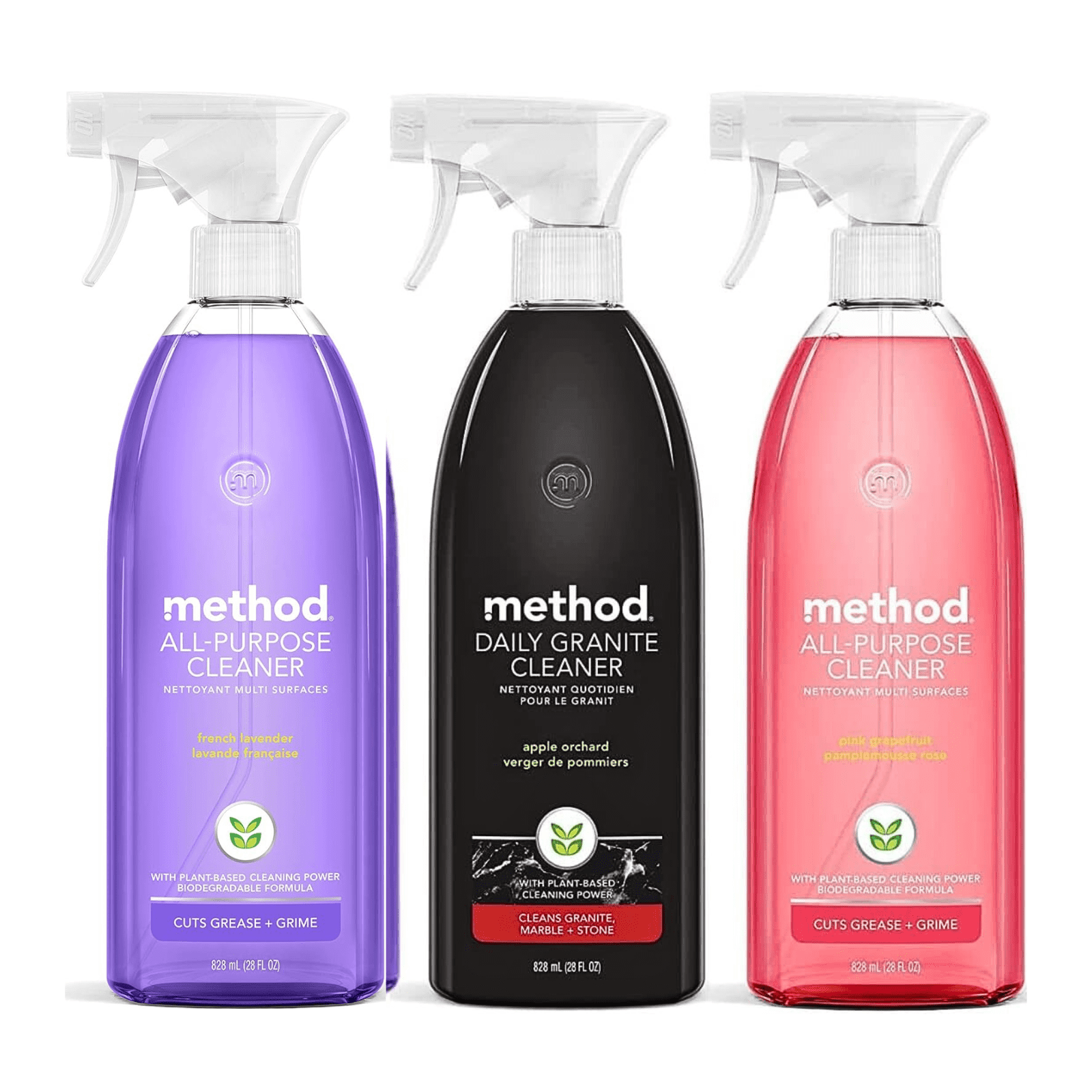 Method Multi-Surface Cleaner Variety, 1 Pink Grapefruit, 1 French ...