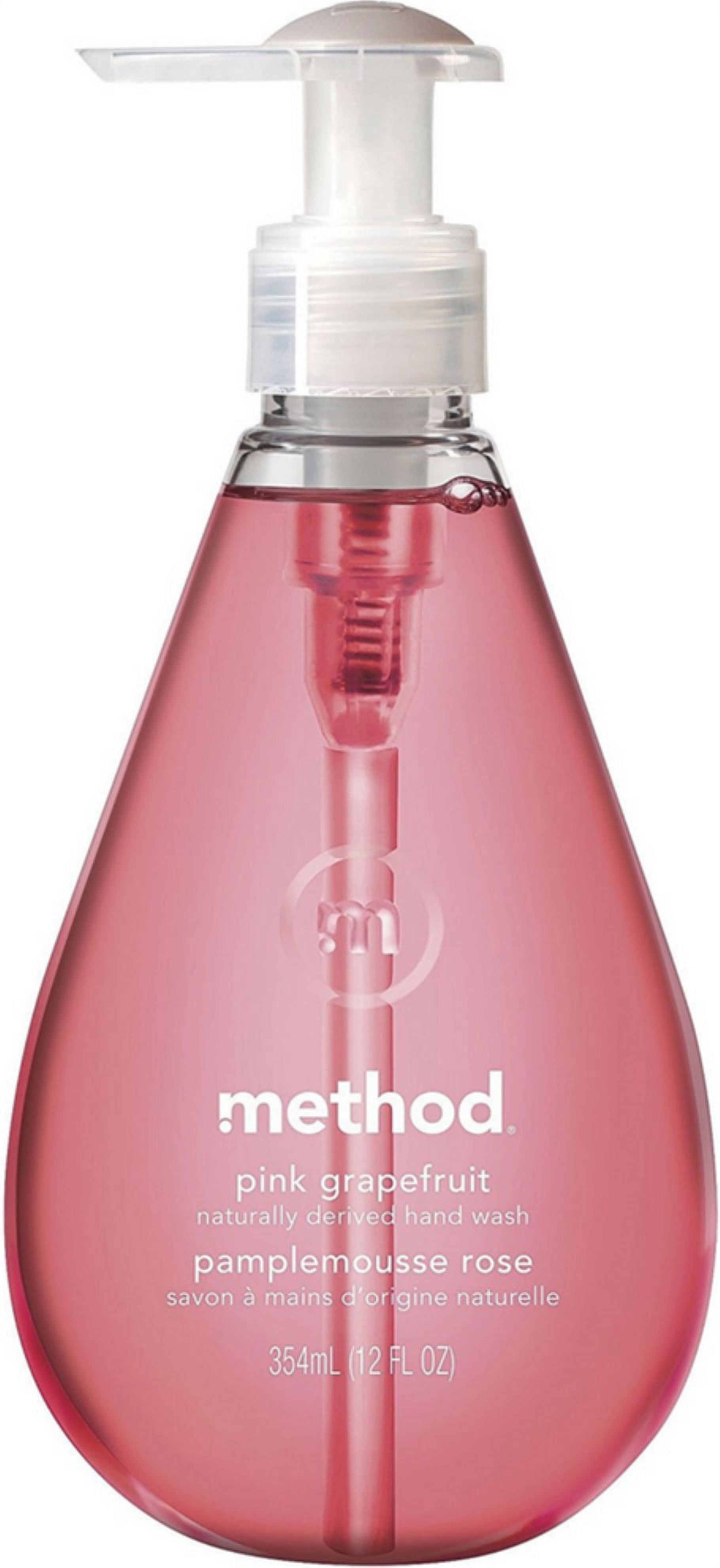 Method Naturally Derived Hand Wash, Pink Grapefruit 12 oz (Pack of 2 ...
