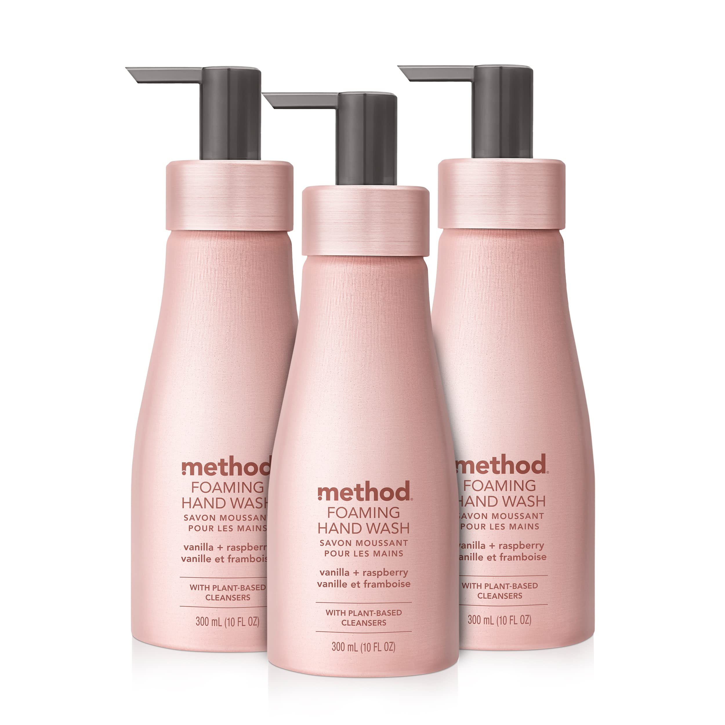 Method Premium Foaming Hand ZS23 Wash, Vanilla + Raspberry, Reusable ...
