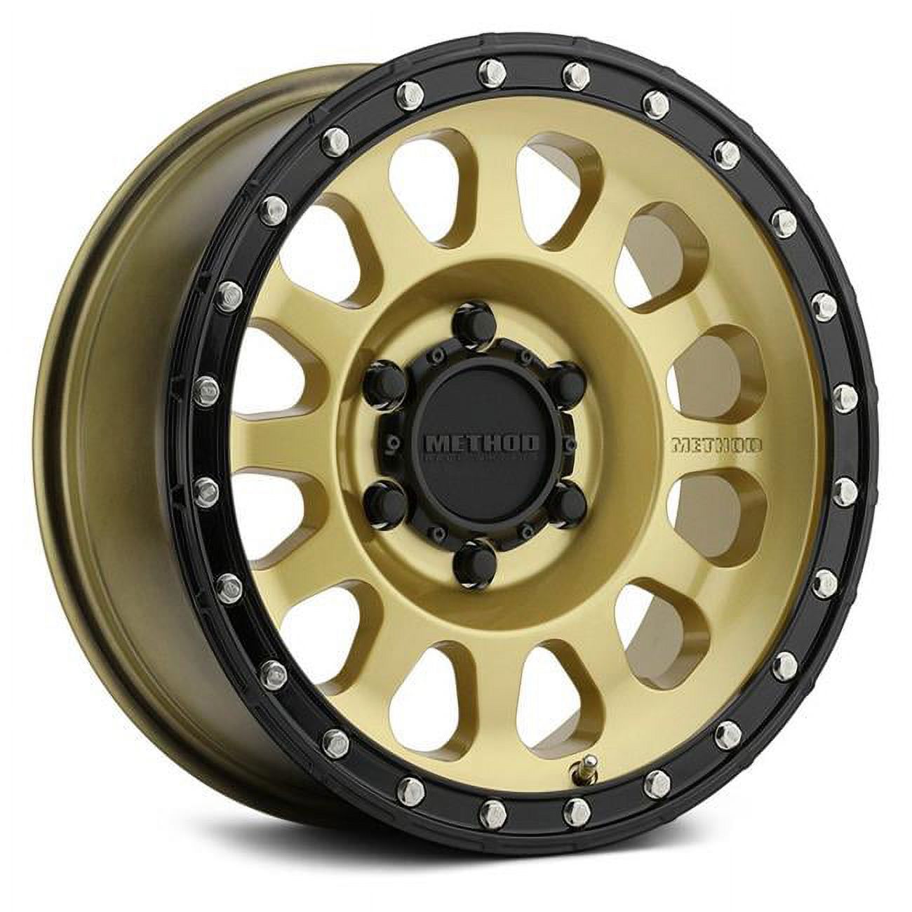 Method Race Wheels 17 x 8.5 MR315 Gold & Black Wheel - 87 mm Center ...