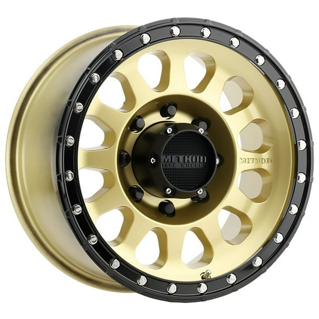 Method Race Wheels mr315 18x9 8x180 18et 130.81mm gold/black street loc ...