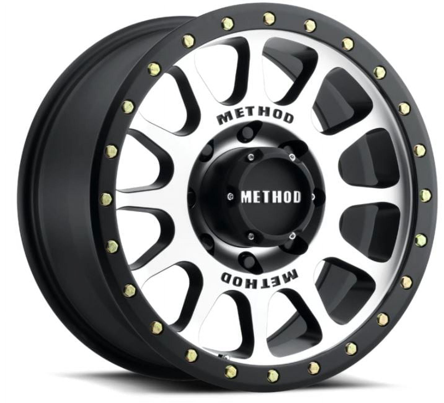 Method Race mr305 nv 17x8.5 8x170 0et 130.81mm machined/black street ...
