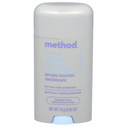 Method Simply Nourish Coconut Rice Milk and Shea Butter Deodorant Stick ...