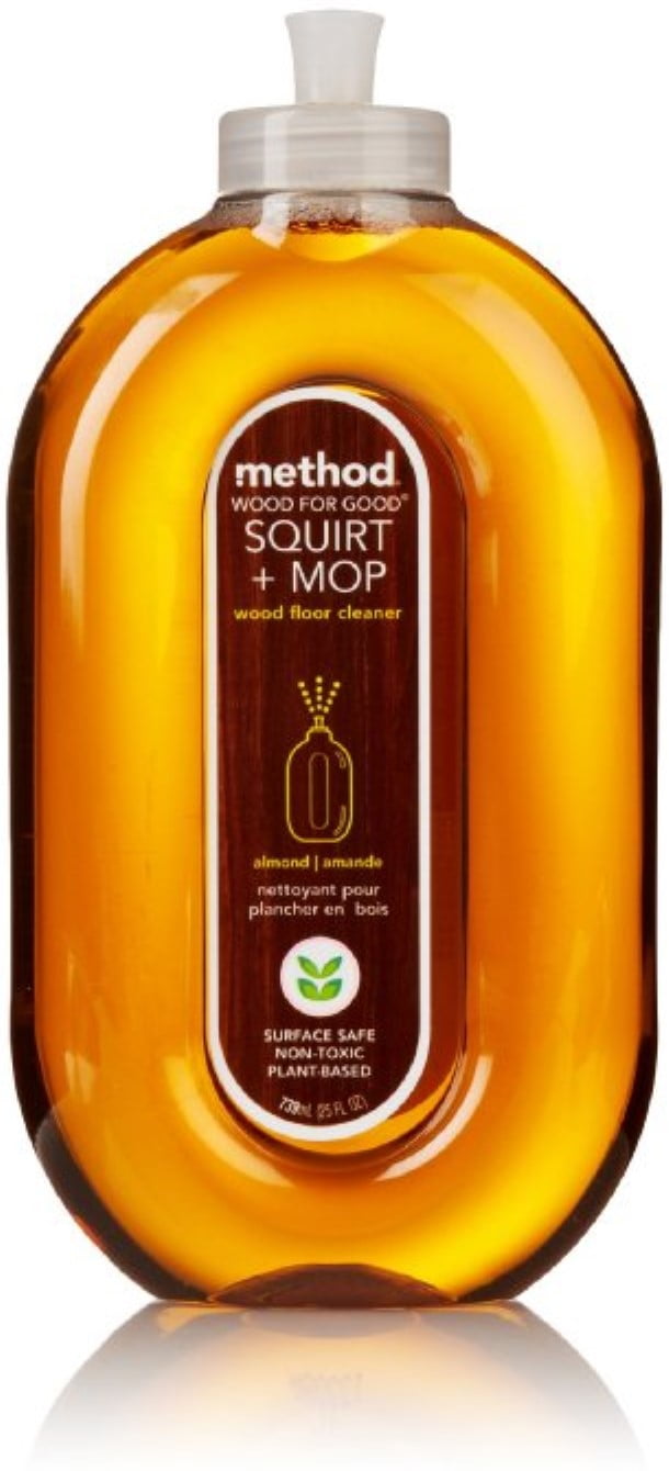 Method Squirt & Mop Wood Floor Cleaner, Almond 25 oz (Pack of 3 ...