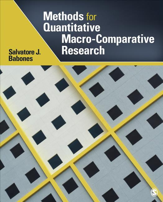 Methods for Quantitative Macro-Comparative Research, (Paperback) - Walmart.com