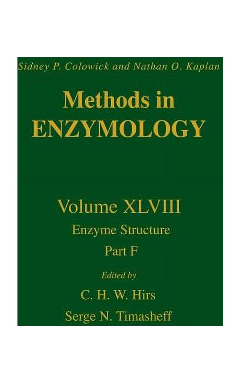 Methods in Enzymology Enzyme Structure, Part F: Volume 48, Book 48 ...