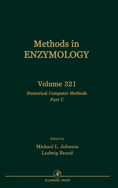 Methods in Enzymology Numerical Computer Methods, Part C: Volume 321, Book 321, (Hardcover ...