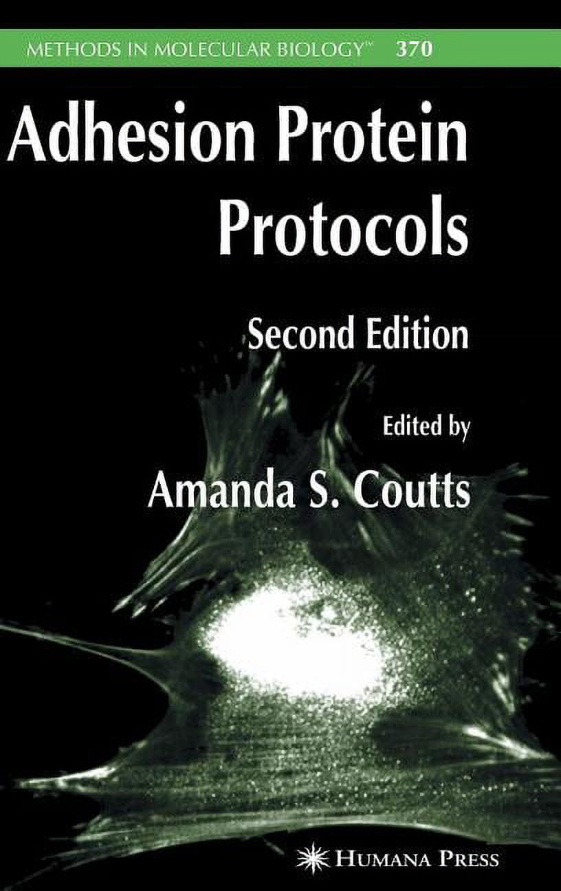 Methods in Molecular Biology Adhesion Protein Protocols, Book 370, (Hardcover) - Walmart.com