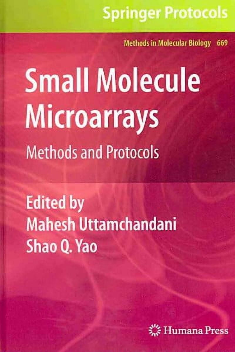 Methods In Molecular Biology Small Molecule Microarrays Methods And
