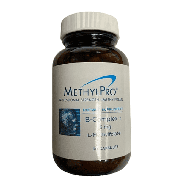 MethylPro B Complex + 5mg L-Methylfolate (30 Capsules) - Walmart ...