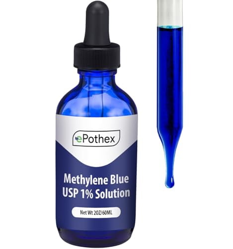 Methylene Blue Antioxidant Pharmaceutical Grade 1%, USP Grade. Liquid ...
