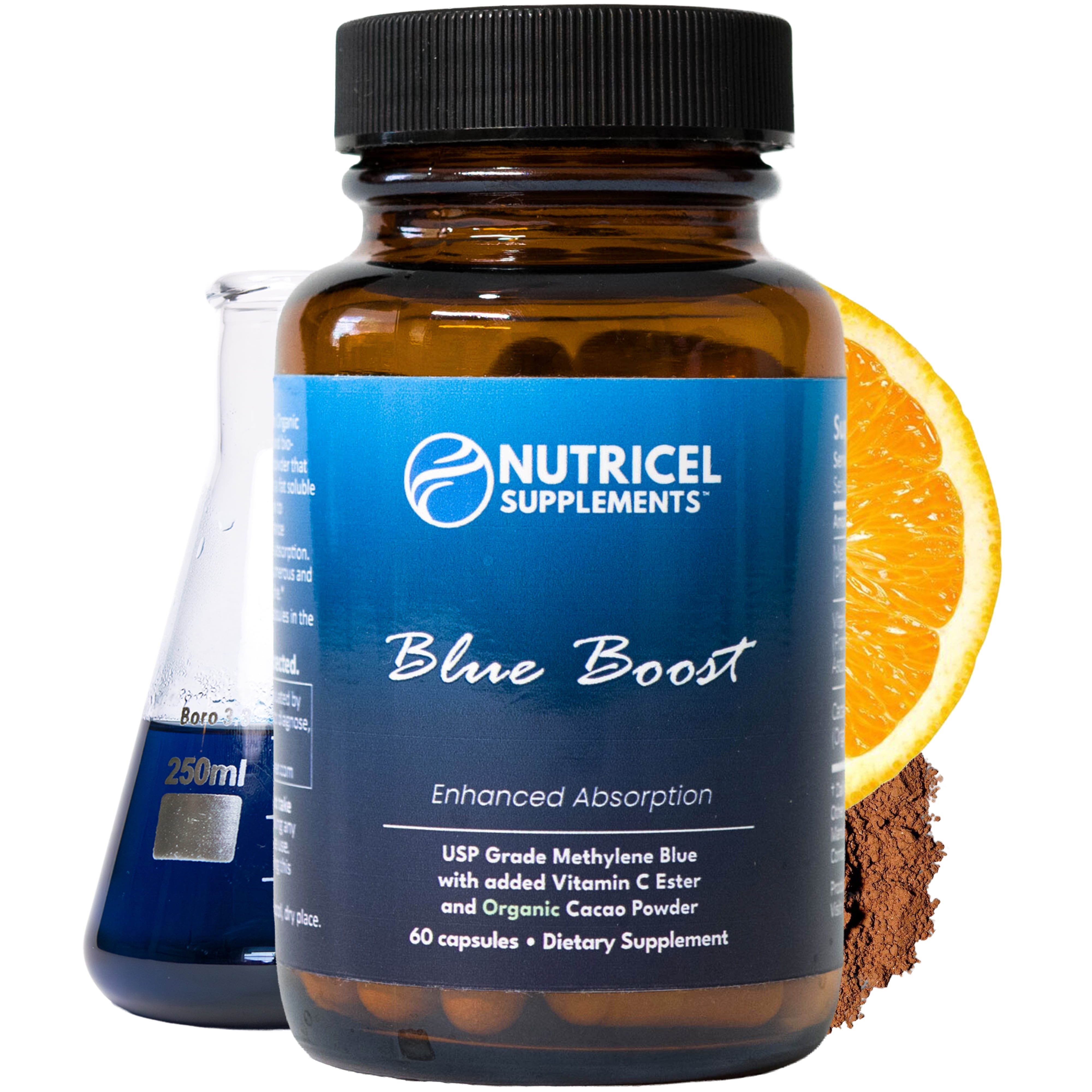 Nutricel Supplements Methylene Blue Capsules, Cellular Energy ...