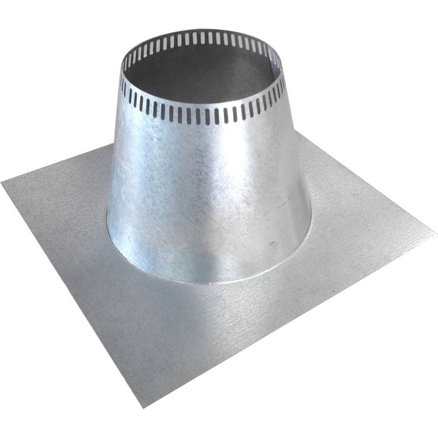 Metla Fab 6TGCSP 6" Temp/Guard 2100 Chimney Galvanized Painted Ceiling ...