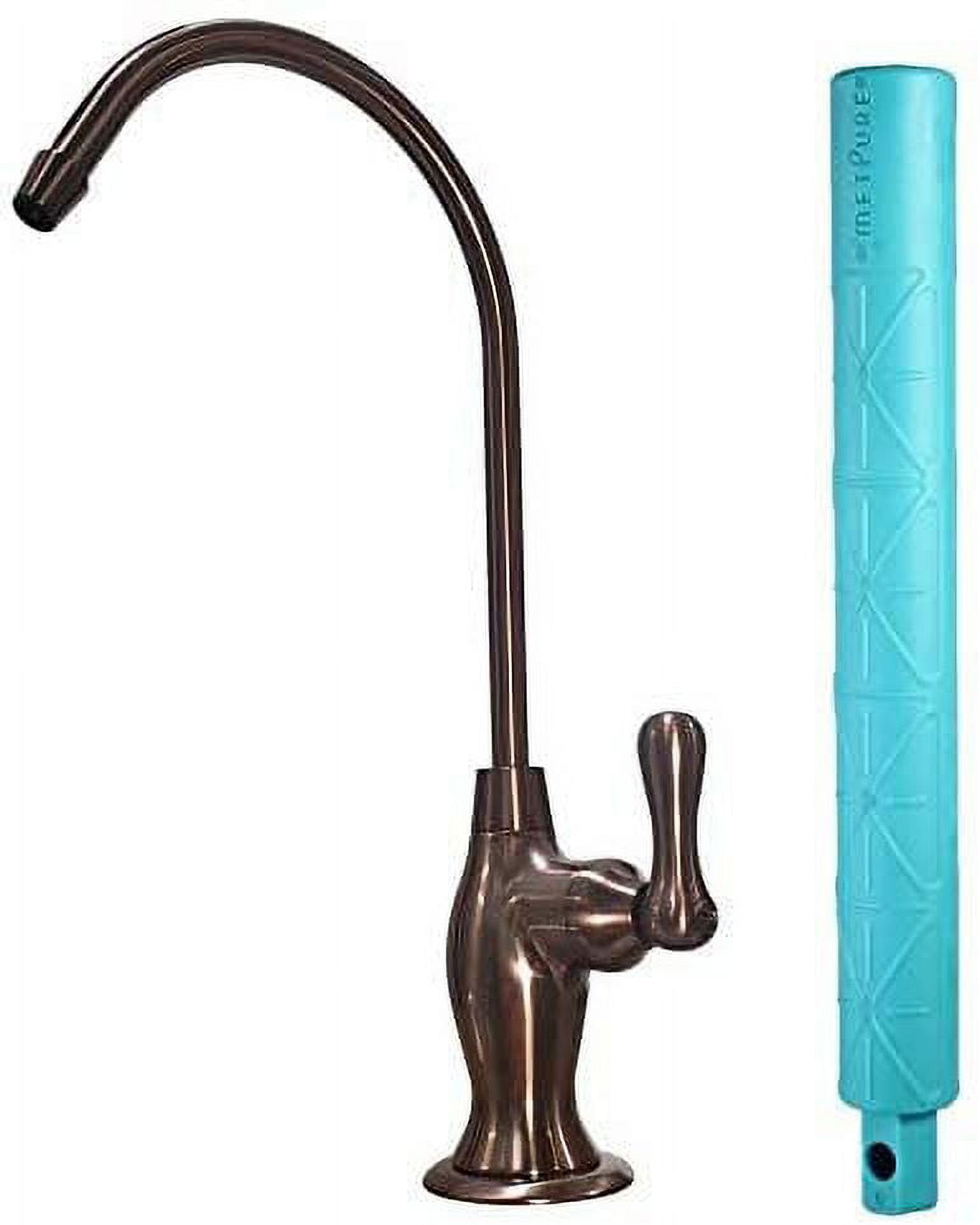 Metpure Water Filtration Faucet Rose Gold Vase Style Non Air Gap ...
