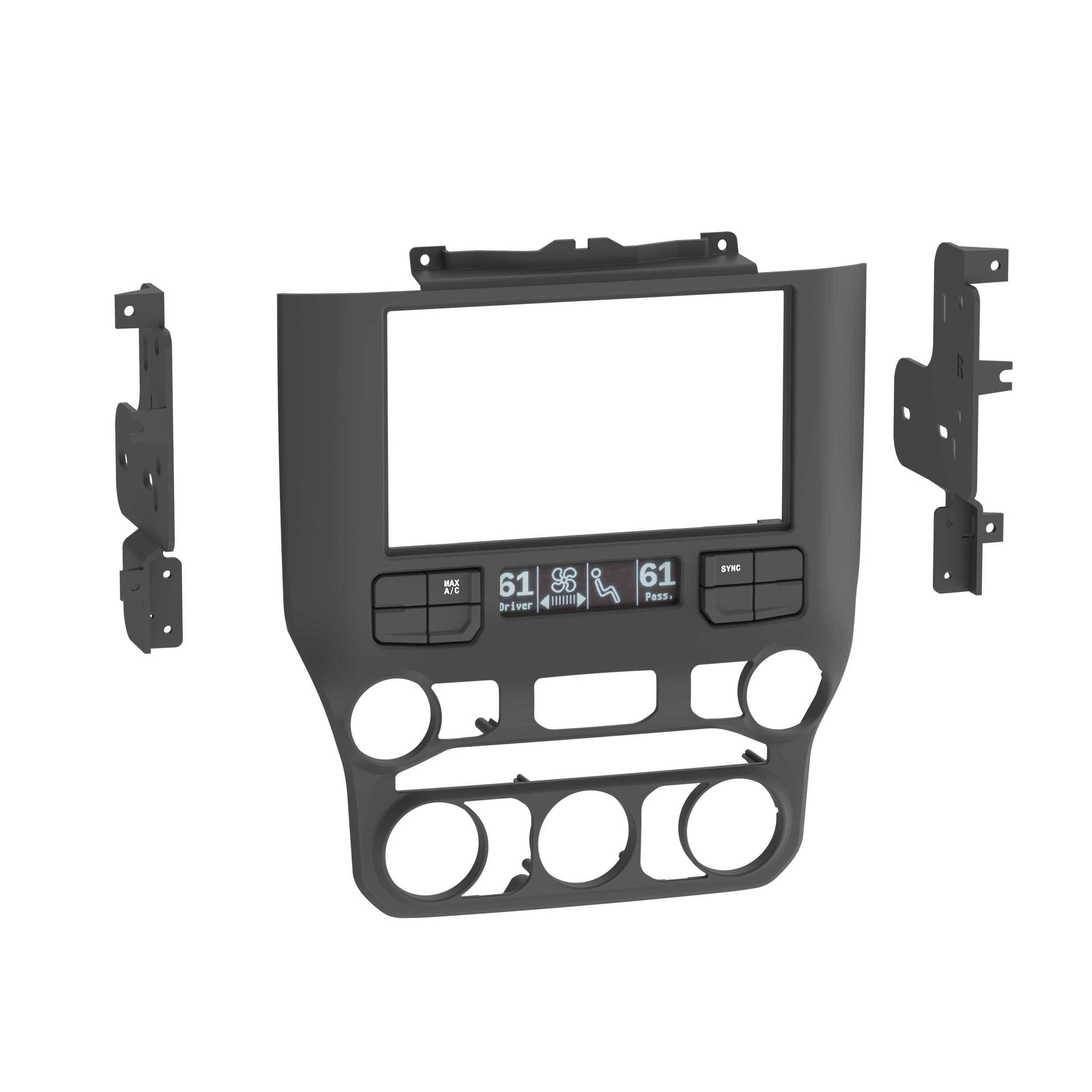 Metra 107-CH6B Double DIN Installation Kit with 8.4” Screen & DZ ...