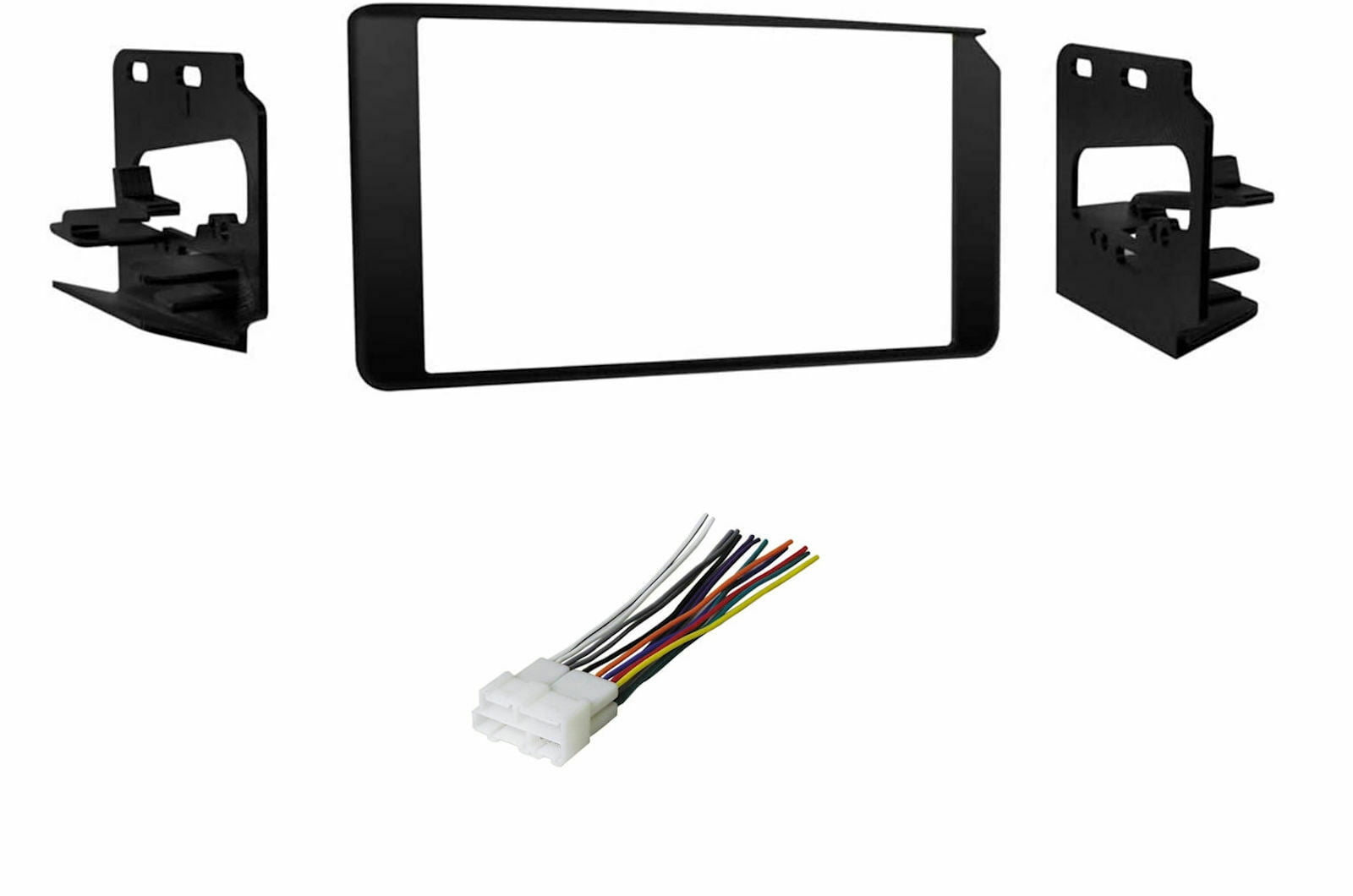 Metra 95-3003G Double DIN Dash Kit W/ Wire Harness - Walmart.com