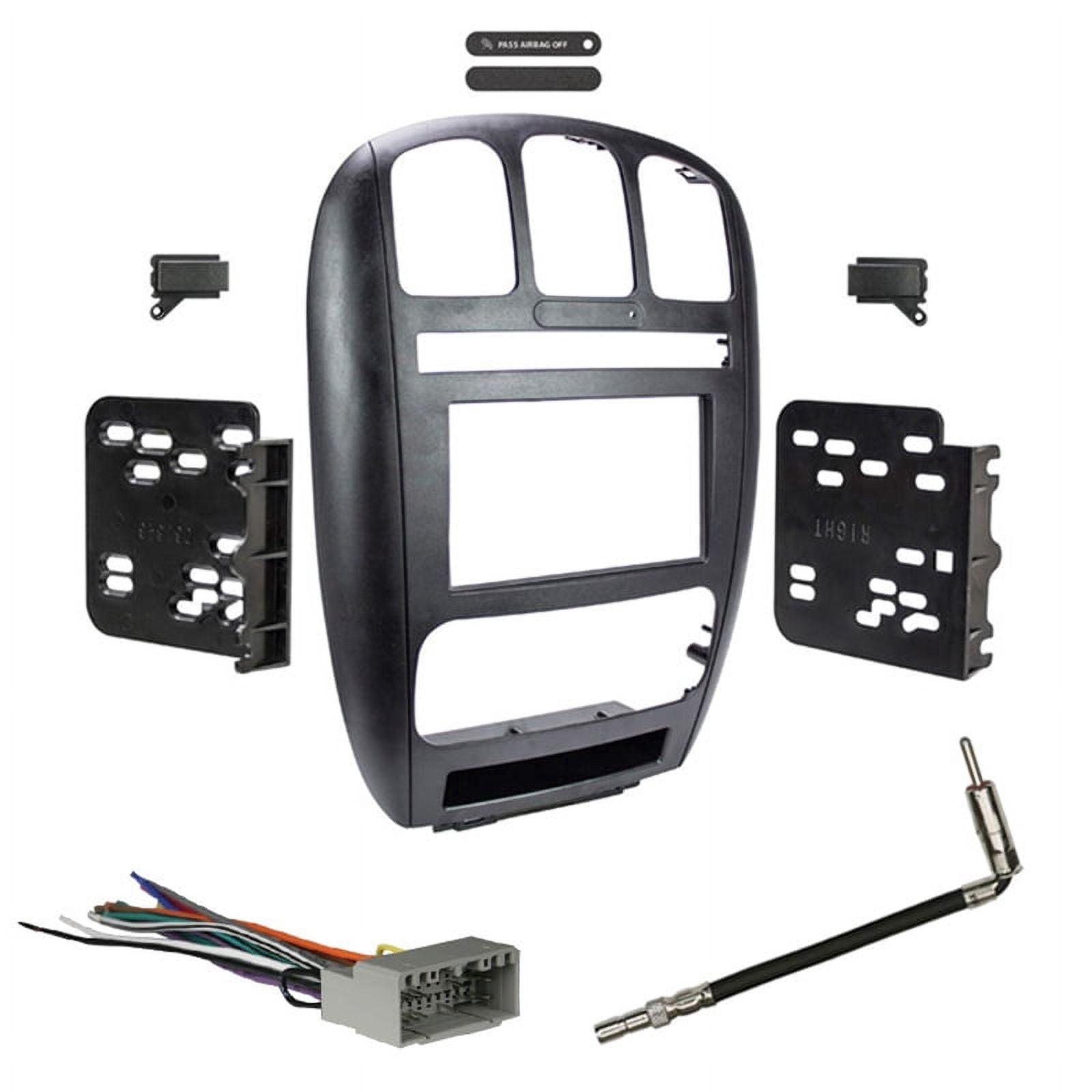 Metra 95-6539 2-Din Dash Kit Combo 2002-07 Dodge Caravan Chrysler Town ...