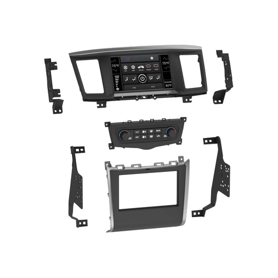 Metra 95-7643 Double DIN Stereo Install Dash Kit for Select Nissan ...
