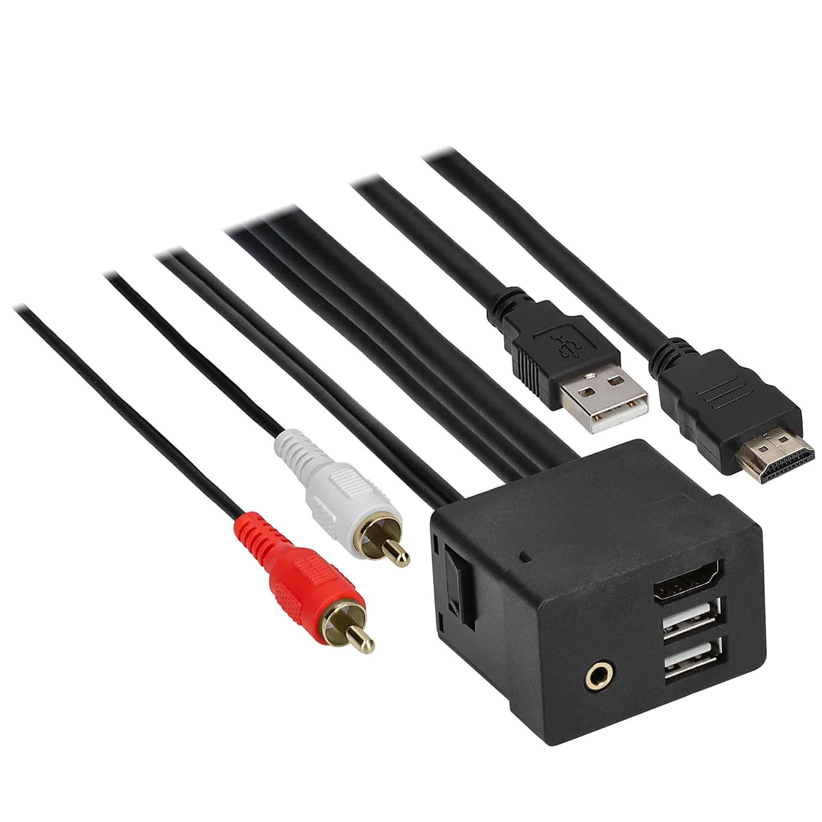 Metra AXUSBHK3 Usb Aux Hdmi Replacement Panel 3ft - Walmart.com