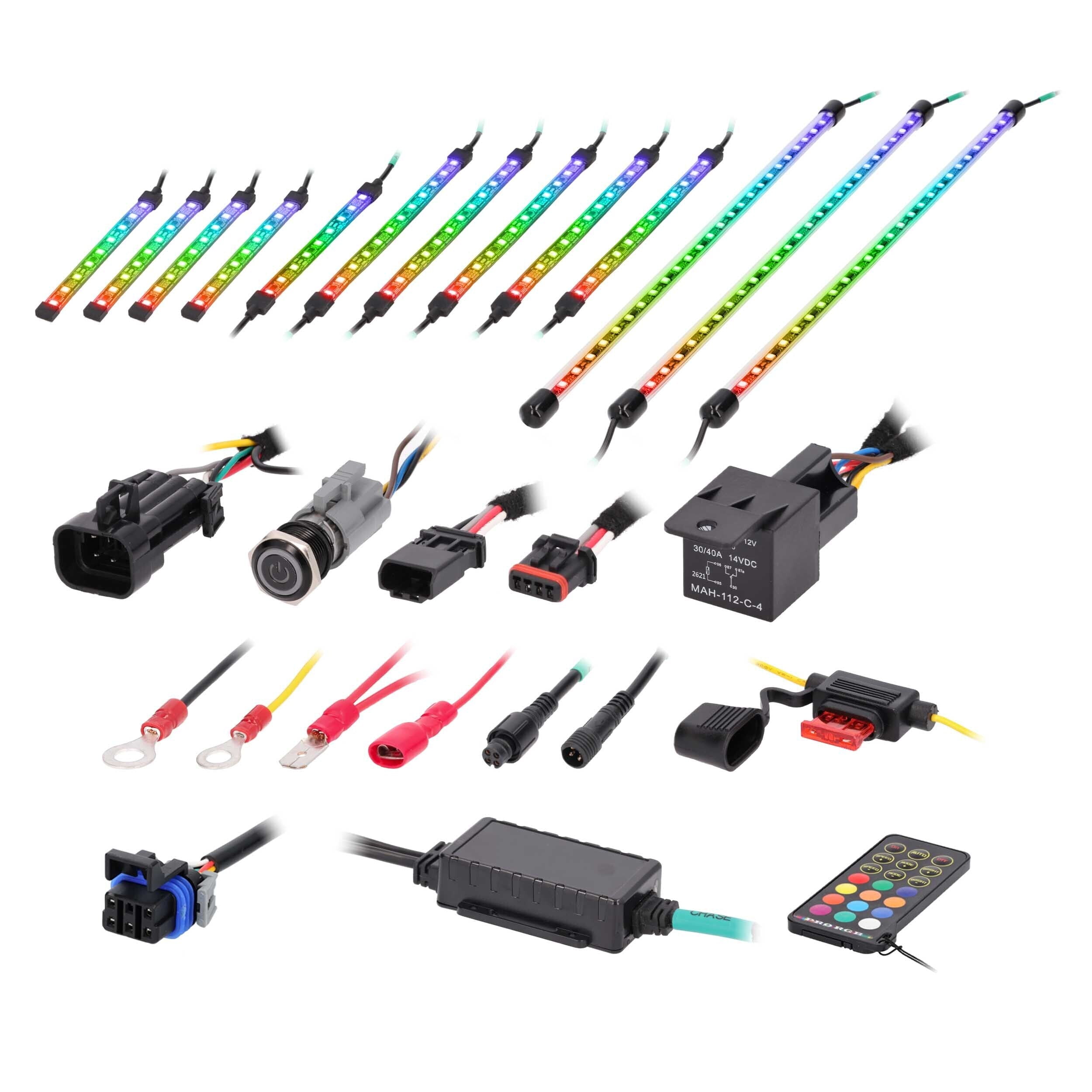 Metra BC-CHASE-K2 Chasing LED Accent Lighting Plug-n-Play Harness 4 Pin ...