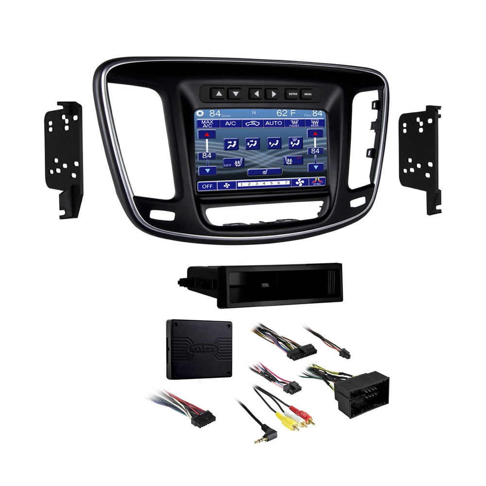 Metra Car Stereo Installation Kit Matte Black with Silver Trim 12 ...