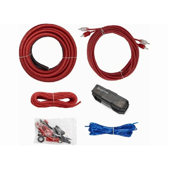 1000W 4 AWG AMP KIT WITH RCA CABLE VICE SERIES - Walmart Business Supplies