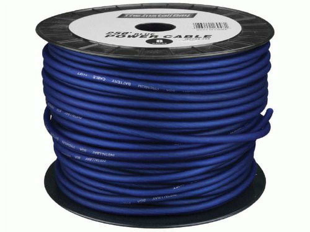 Metra Install Bay IBPC04-125 Value Line 4 Gauge Blue Power Cables 125Ft ...