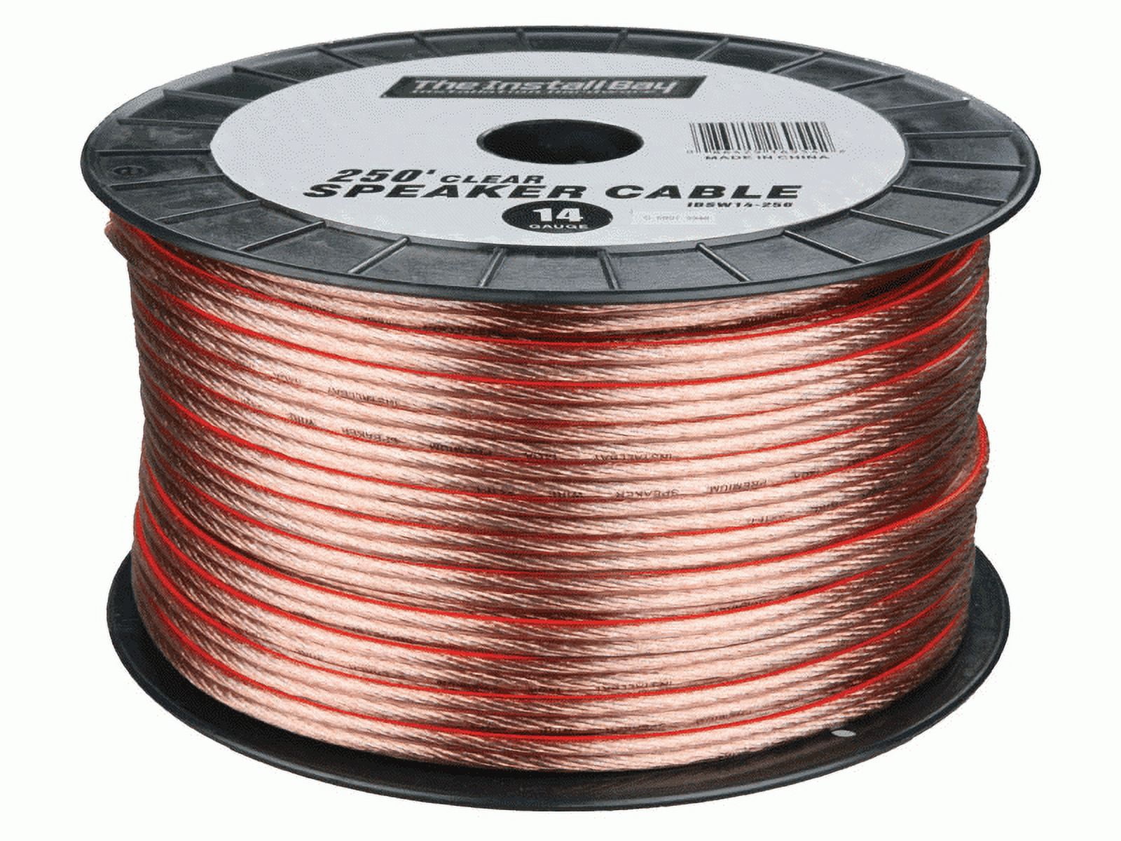 Metra Install Bay IBSW18-1000 Value Line Speaker Wire 18 Gauge Clear ...